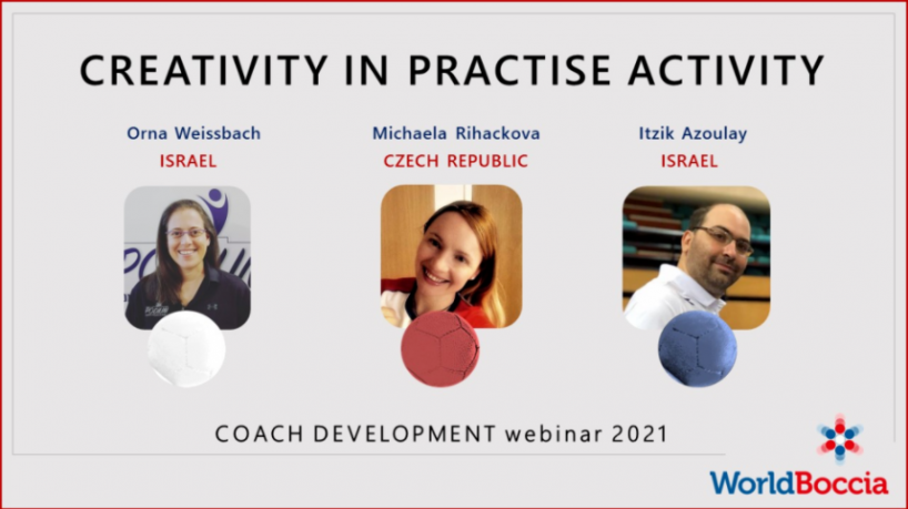 Creativity in practice activity webinar – World Boccia